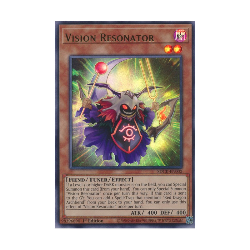 Vision Resonator - SDCK-EN002 - Ultra Rare - Duelshop Vision Resonator - SDCK-EN002 - Ultra Rare - Duelshop