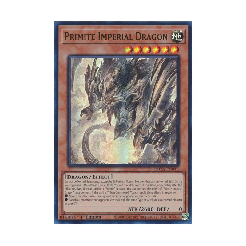 Yu-gi-oh Cards Primite Drillbeam (ROTA) #ROTA-EN060 | Dragon Shield Yu ...
